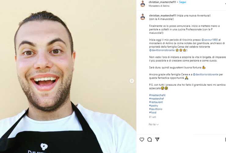 MasterChef, ricordate Christian Passeri? Era amatissimo, oggi è ...